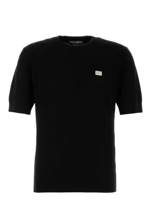 Dolce & Gabbana Logo-plaque T-shirt - Black