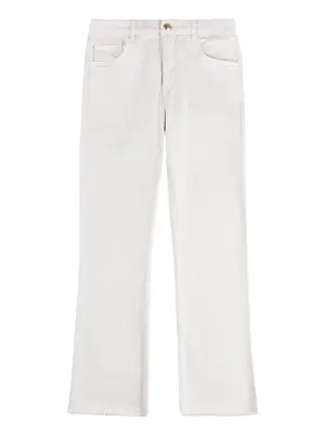 FAY Cropped Jeans - White