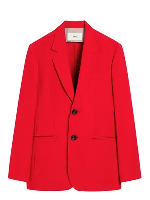 Ami Single-breasted Blazer - Red