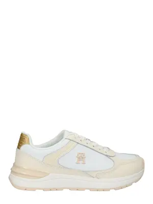 Tommy Hilfiger Logo-embroidered Sneakers - White