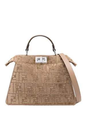 Fendi Small Peekaboo Iseeu Tote Bag - Brown