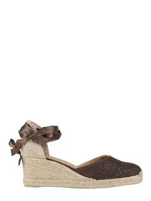 CastaÑer CASTAÑER Wedge Espadrilles With Tie Fastening Yellow