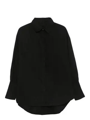 THOM KROM Slub-texture Shirt - Black