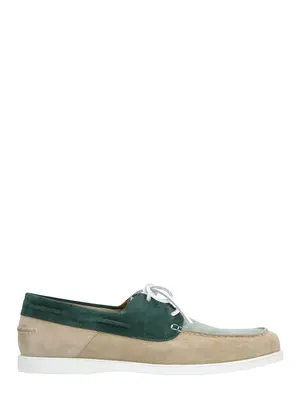 DOUCAL'S Suede Boat Shoes - Neutrals