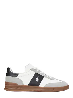 Polo Ralph Lauren Heritage Aera Suede Sneakers - White