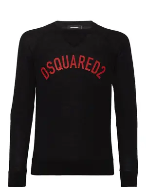 Dsquared2 Wool Sweater - Black