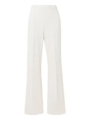 Another Tomorrow Stretch-jersey Straight-leg Pants - White