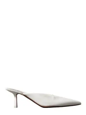 NEOUS Matar Leather Mules - Cream