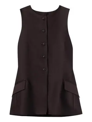 KALLMEYER Kallmeyer Ira Wool And Silk-Blend Vest