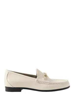Gucci Horsebit 1953 Leather Loafers - Ivory