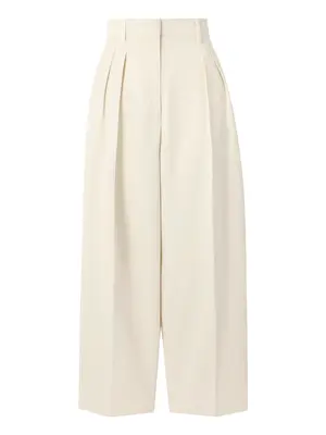 Altuzarra Dash Cropped Tapered Pants - Ivory