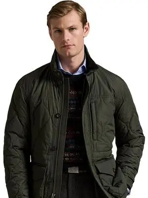 Ralph Lauren Eastham Quilted Jacket - Olive Smoke