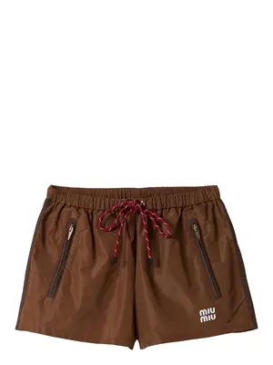 MIU MIU Miu Miu Technical-Fabric Shorts