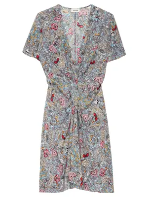Zadig&Voltaire Rozom Mini Dress - Blue