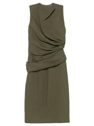 JIL SANDER Draped Maxi Dress - Green
