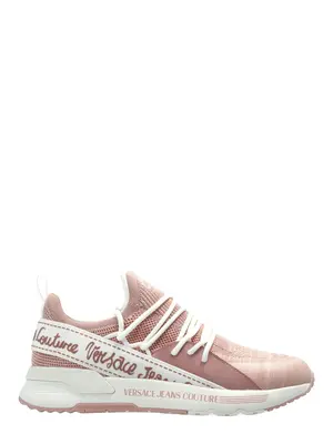 Versace Logo-print Sneakers - Pink