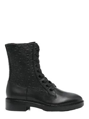 Calvin Klein Leather Boots - Black