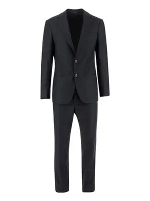 Giorgio Armani Single-breasted Suit - Blue