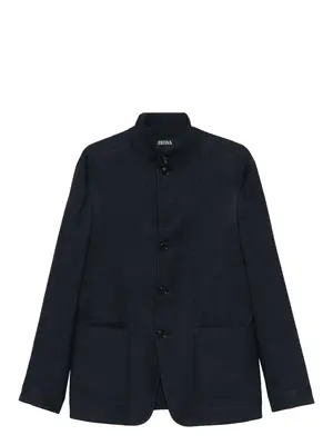Zegna Twill Jacket - Blue