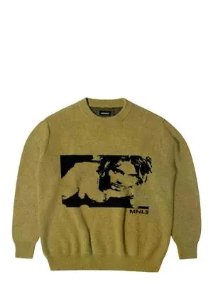 MAINLESS Kurt Cobain Sweater - Green