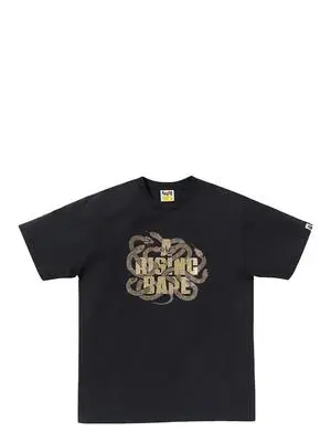 A BATHING APE Year Of Snake Tee Shirt - Black