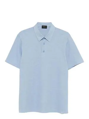 Brioni Piqué Polo Shirt - Blue