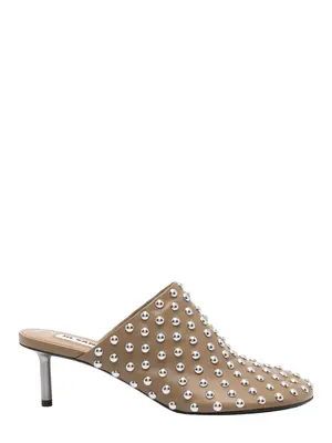 JIL SANDER 50mm Studded Mules - Green