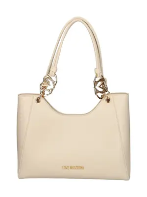 Moschino Jewel Tote - White