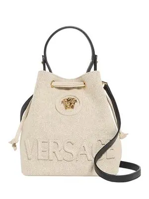 Versace La Medusa Bucket Bag - Rope Ice