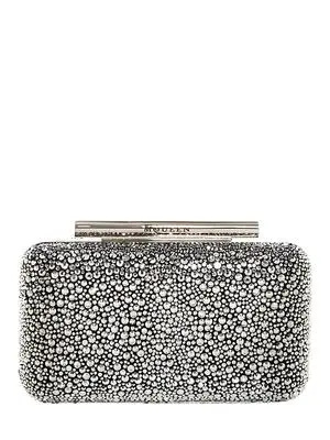 ALEXANDER MCQUEEN Alexander McQUEEN T-Bar Embellished Box Clutch