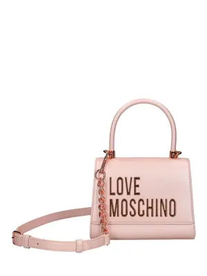 Moschino Logo-lettering Tote - Pink