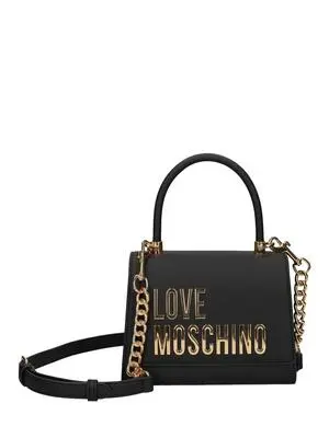Moschino Logo-lettering Tote - Black