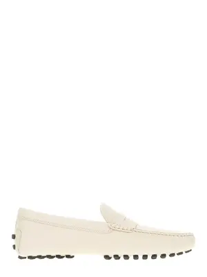 TOD'S Tod's Leather Loafers Neutrals
