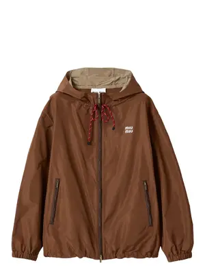 Miu Miu Hooded Jacket - Brown