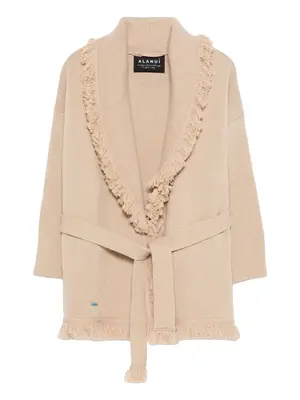 Alanui Fringed Cardigan - Neutrals