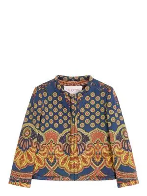 Valentino Garavani Medaglioni Voyage Imaginaire Jacket - Blue