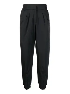 Nike High-waisted Tapered Trousers - 010 Black/black