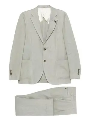LARDINI Single-breasted Suit - Green