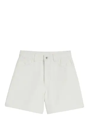 JIL SANDER High-rise Denim Shorts - White