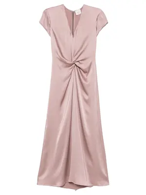 ALYSI Satin Maxi Dress - Pink