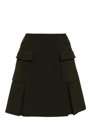 Elie Saab Cady Short Skirt - Green