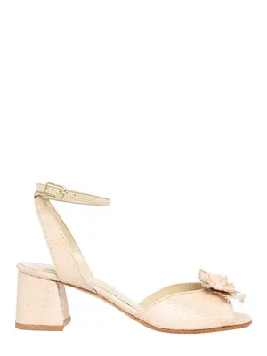 STUDIO CHOFAKIAN 45mm Cottage Sandals - Neutrals