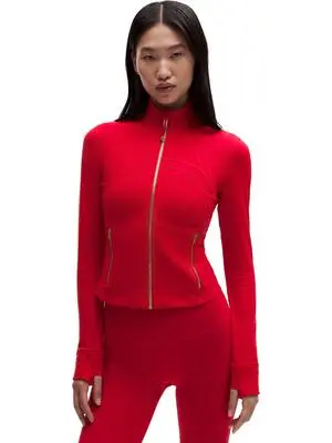 Lululemon Lunar New Year Define Cropped Jacket Oxford Red