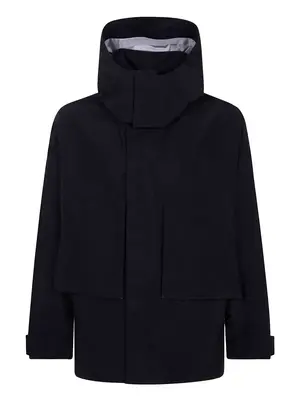 Herno Hooded Jacket - Black