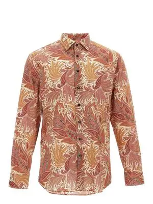 Etro Paisley Flower Shirt - Brown