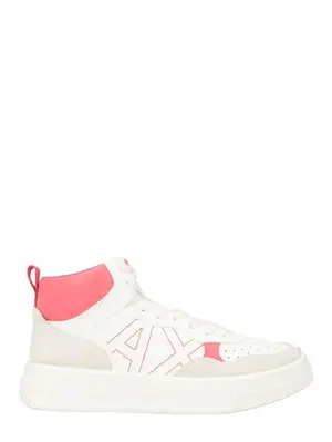 Armani Exchange High-top Sneakers - White