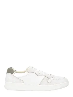 Geox Leather Sneakers - White