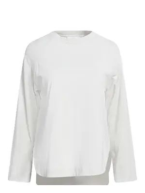 Alpha Studio T-shirt In Cotton And Elastane - Off White