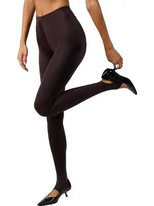 WeWoreWhat Spandex Leggings Dark Brown