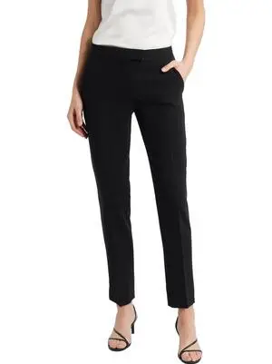 Theory Ibbey Admiral Crepe Trousers - Black - 001